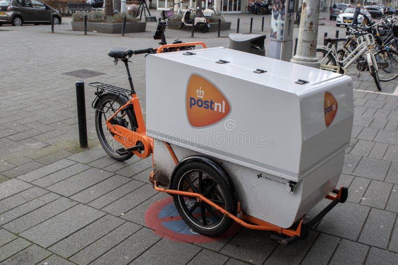 Post.nl Delivery Bike at Amsterdam the Netherlands 23-2-2024 Editorial ...