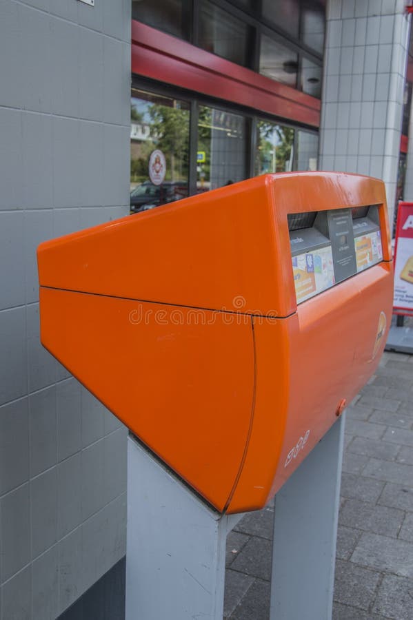Post.nl Post Box at Amsterdam the Netherlands 2018 Editorial Image ...