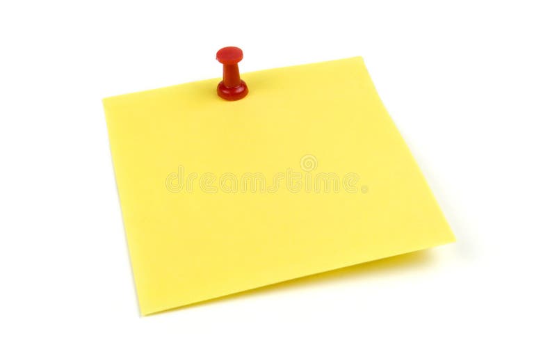 Post it Note stock photo. Image of isolated, yellow, postit - 968526