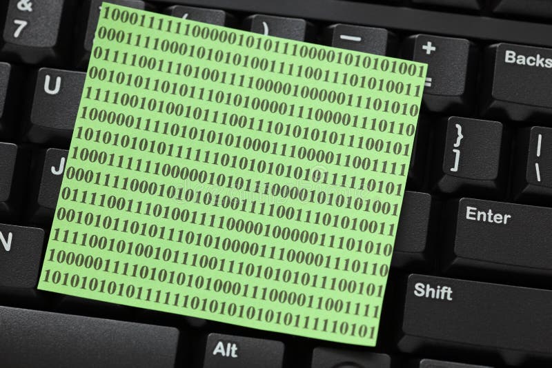 Keyboard And Binary Code 24 06 13 Stock Image Image Of Design