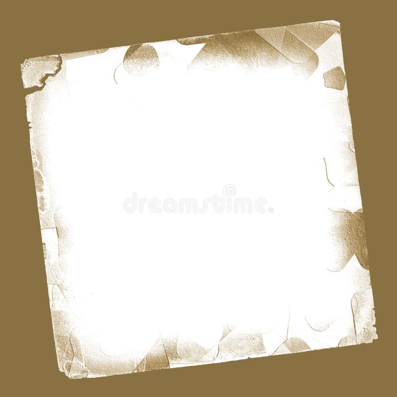 Post it Note Frame with Copyspace Monotone Stock Illustration ...