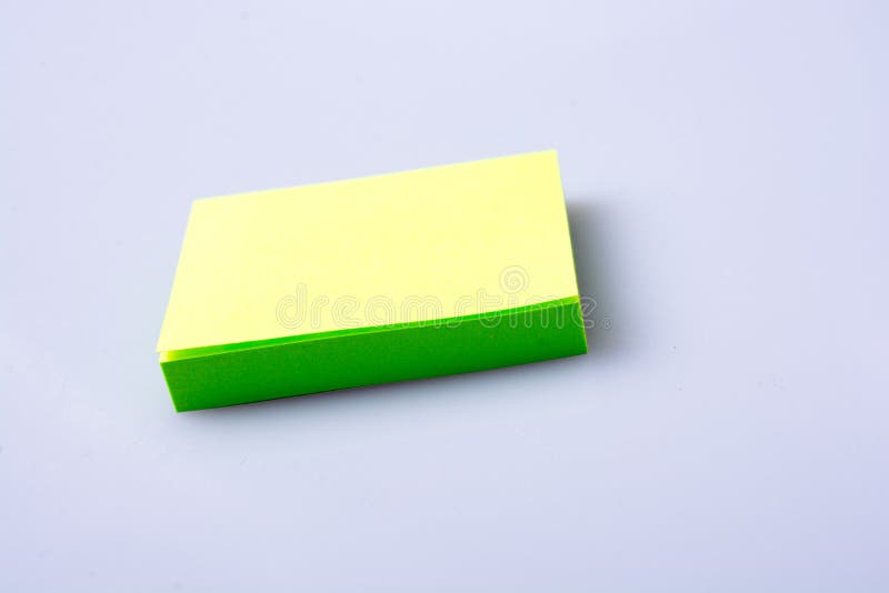 Post Note Sticker for Taking Notes in Hand Stock Photo - Image of ...