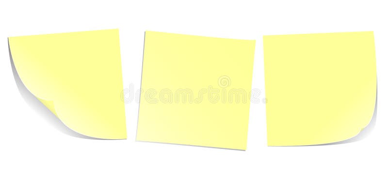 Post it Notes / EPS stock vector. Illustration of templates - 15128497