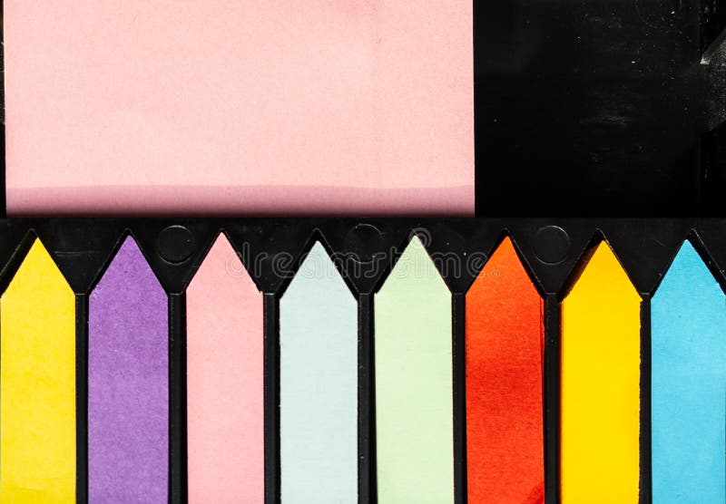 Post-it Notes Pack. Different Color Notes. Stock Image - Image of post ...