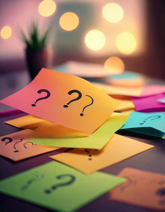 Colorful Post-it Notes Sticky Notes for Writing New Ideas and Concepts ...