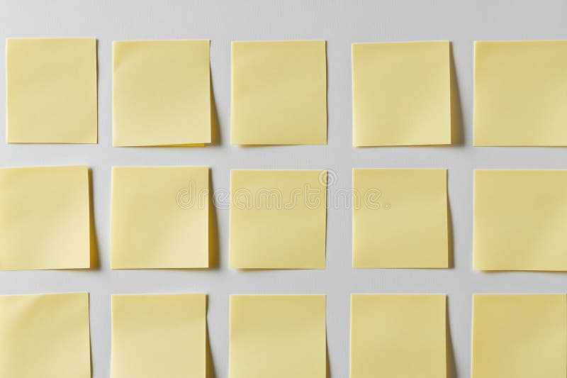 Post-it Notes on Table stock image. Image of innovation - 373069365