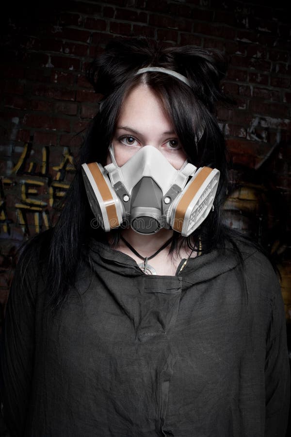 Post-nuclear beauty stock photo. Image of adult, graffiti - 20978800