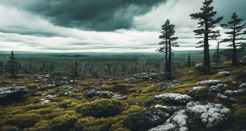 Post-nuclear Wilderness. Landscape Transformed by Nuclear Fallout ...