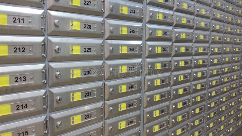 Post office box stock photo. Image of boxes, post, numerated - 49278820