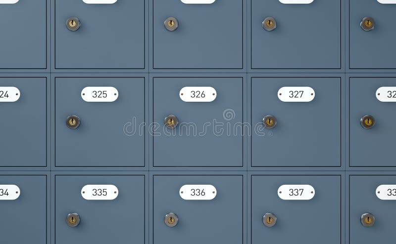 Post Office Boxes stock illustration. Illustration of delivery - 84073401