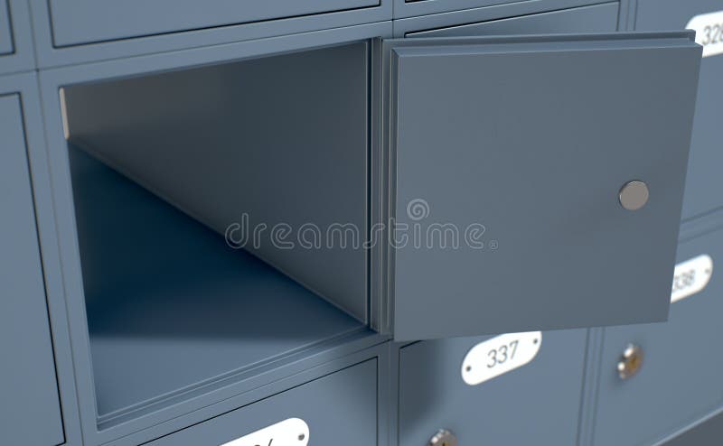 Post Office Boxes stock illustration. Illustration of post - 84074604