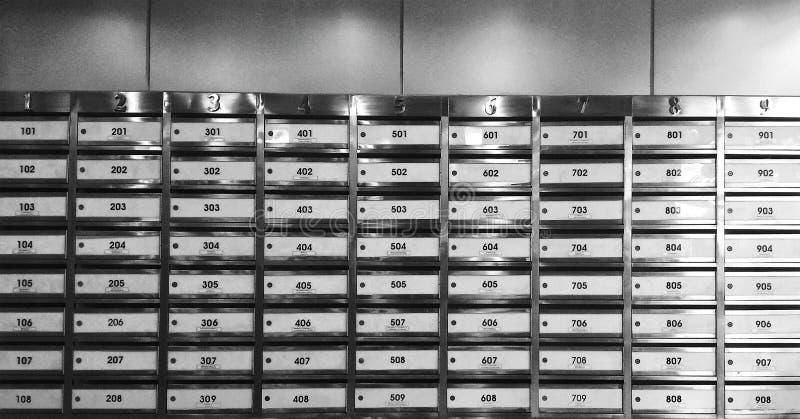 Post Office Boxes stock image. Image of label, office - 88433909
