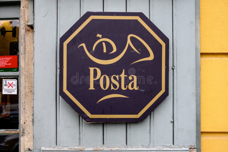Post office Hungary editorial photo. Image of places - 196641386