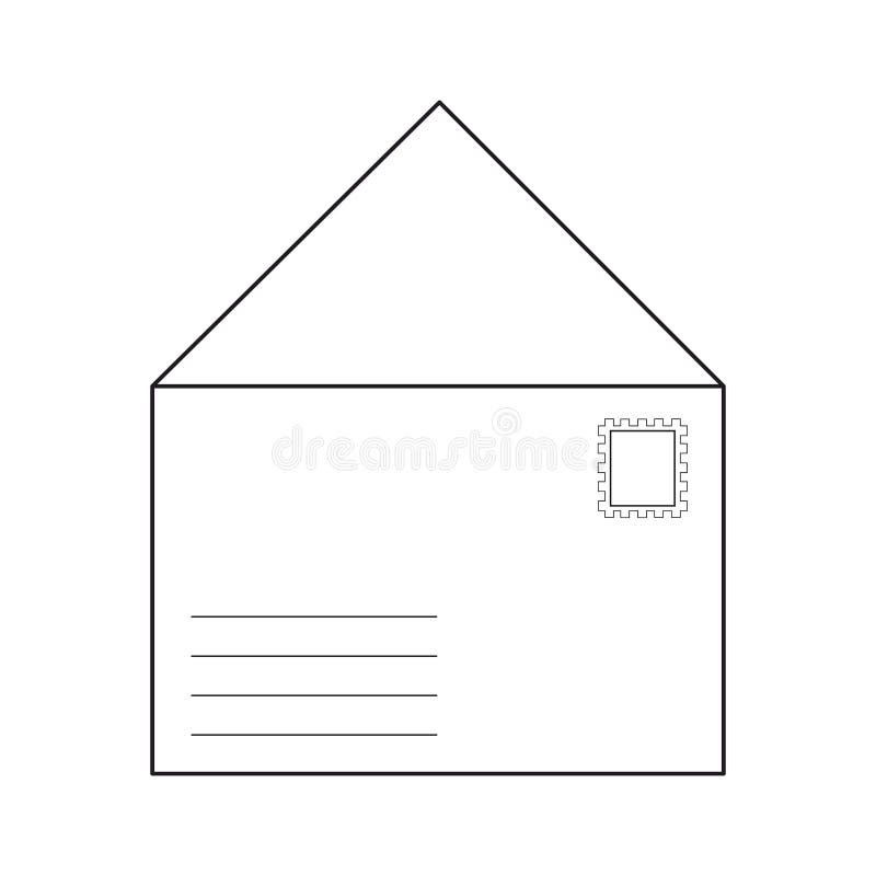 Post Office Letter Signs Vector Design Stock Vector - Illustration of ...