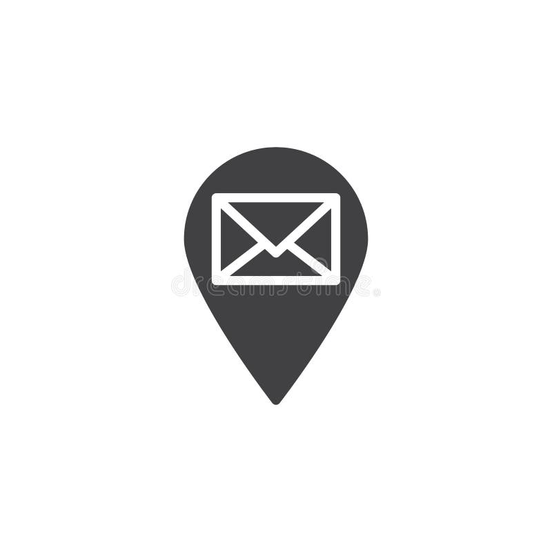 Post office vector icon stock vector. Illustration of simple - 121188270