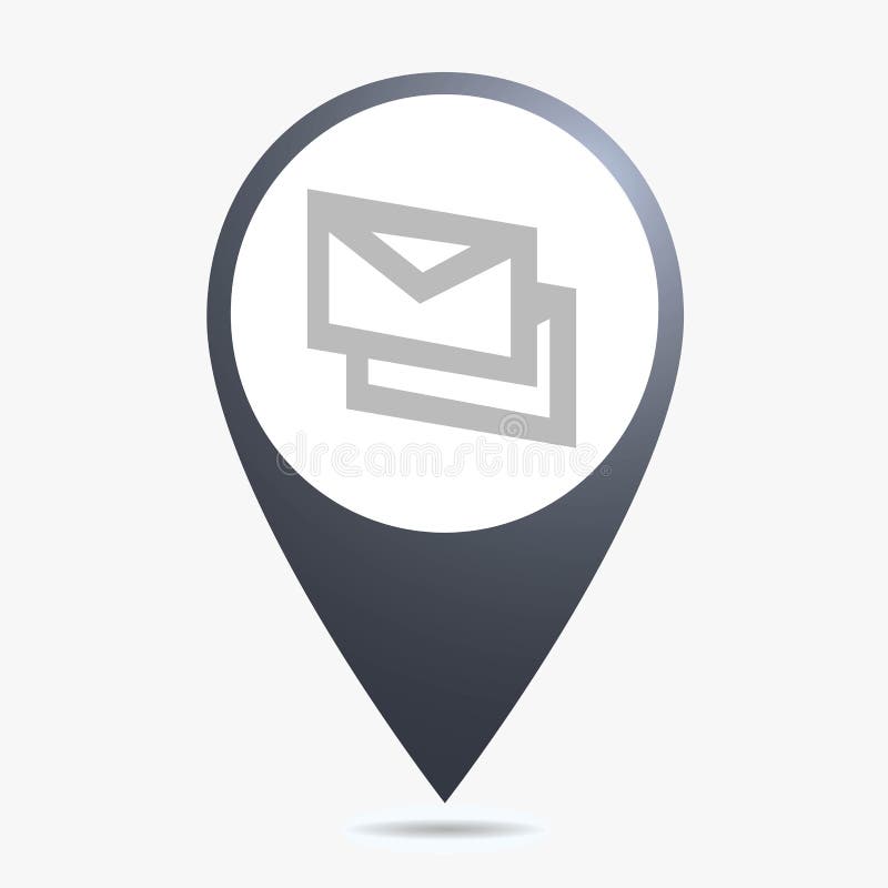 Post Office Pointer. Message Pointer Stock Vector - Illustration of address, label: 61275368