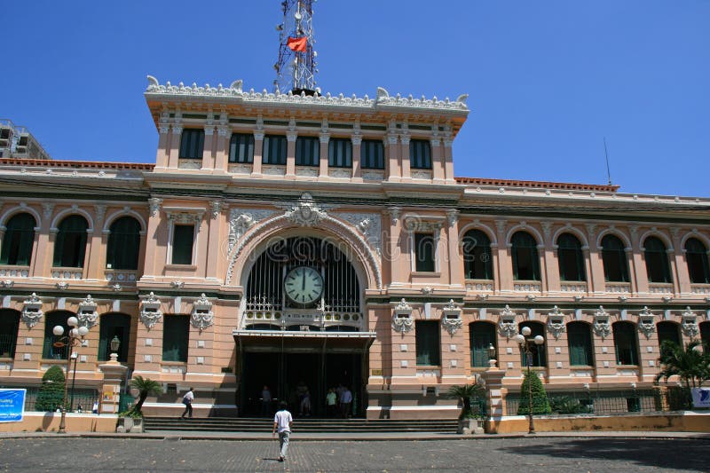 Post Office in Saigon - Vietnam Editorial Stock Photo - Image of post ...