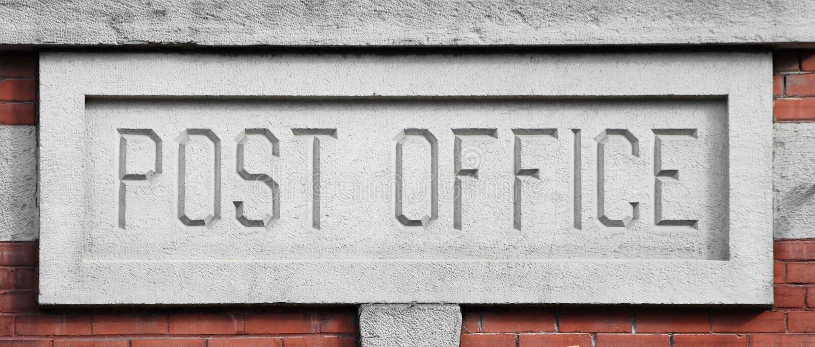 Post Office stock image. Image of postal, service, office - 9329707