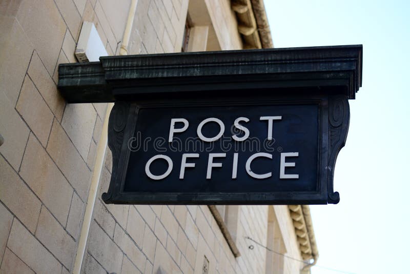 Brick post office stock image. Image of amana, email - 25012233