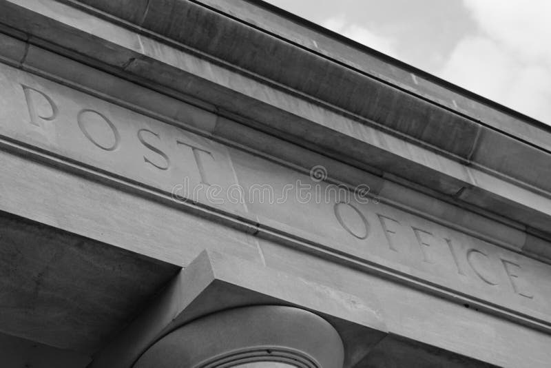 Post Office Sign stock image. Image of mailing, detail - 94684239
