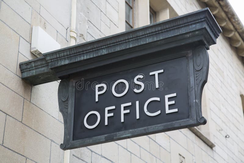 Post Office Sign stock image. Image of post, office, city - 70283077