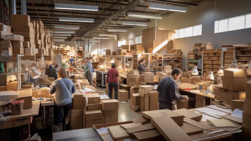 Post package mail stock illustration. Illustration of warehouse - 307633848