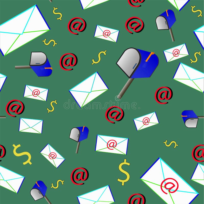 Post Pattern, Vector Illustration Stock Vector - Illustration of ...