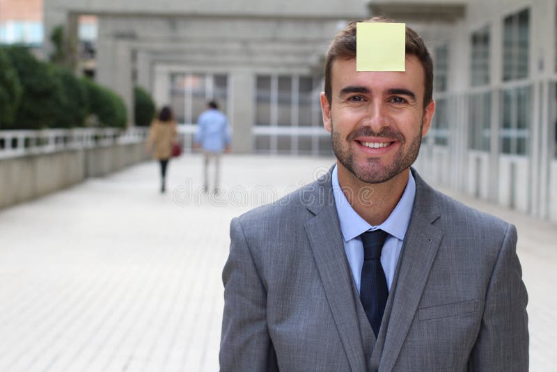Post it Showing an Important Reminder Stock Photo - Image of ...