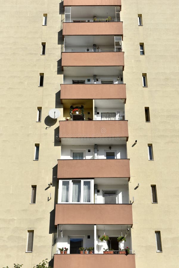 Post Soviet Flat of Blocks Built in the Communist Era, Concrete ...