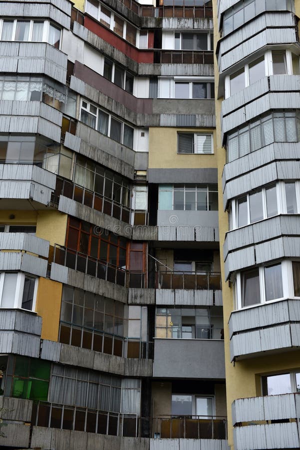 Post Soviet Flat of Blocks Built in the Communist Era, Concrete ...