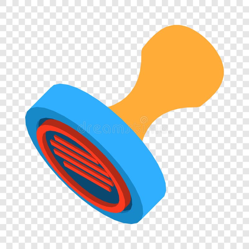 Post Stamp Icon, Isometric 3d Style Stock Vector - Illustration of ...