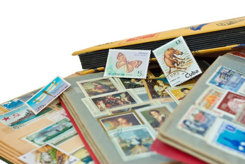 Stamp Album editorial stock image. Image of postage, perspective - 20384