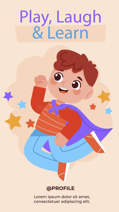 Post Stories Set for Kids Vector Illustration Stock Vector ...