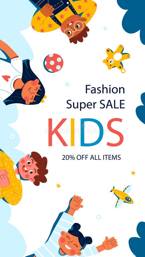 Post Stories Set for Kids Vector Illustration Stock Vector ...