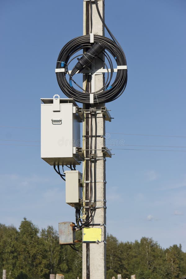 Telecommunication Equipment Stock Photo - Image of illustration ...