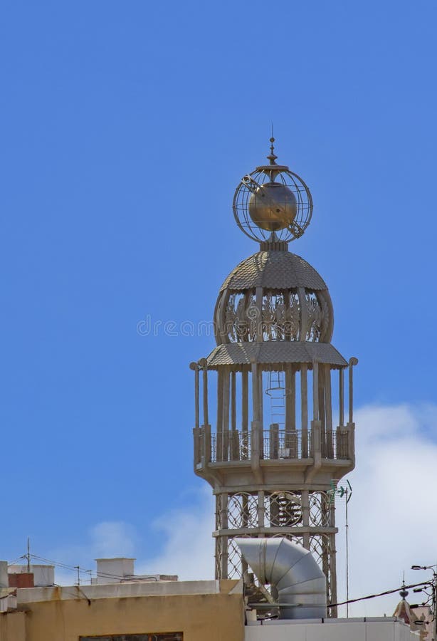 Post and Telegraph Building in Valencia, Spain Stock Image - Image of ...