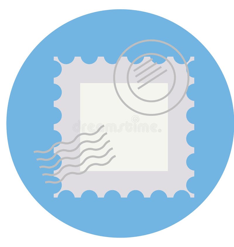 Post Ticket Illustration Color Vector Isolated Icon Easy Editable and ...