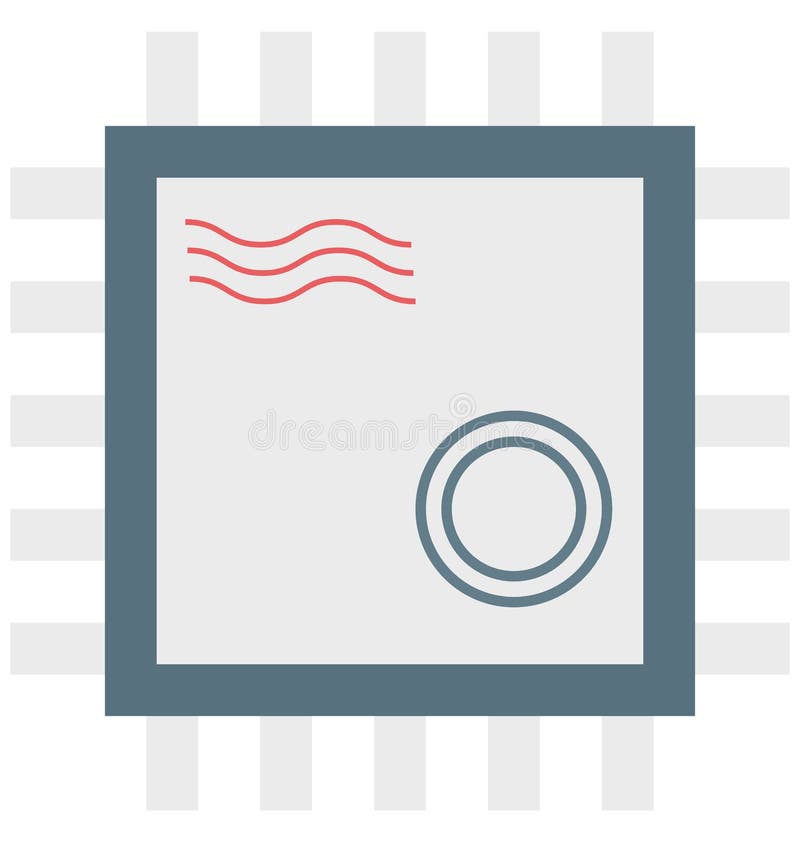 Post Ticket Illustration Color Vector Isolated Icon Easy Editable and ...