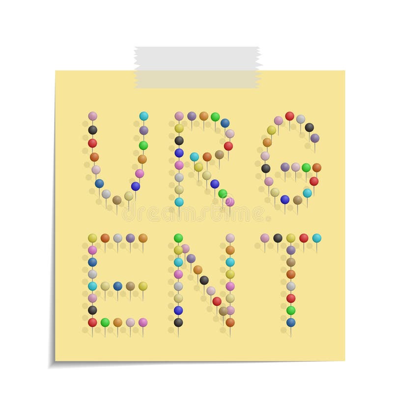 Note Post Urgent Vector Stock Illustrations – 502 Note Post Urgent ...