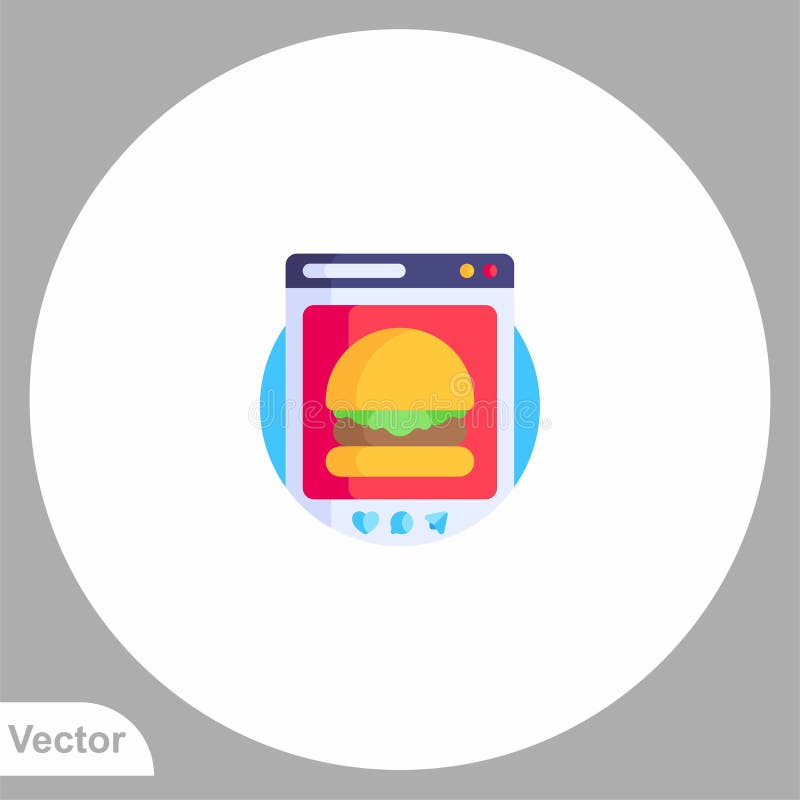 Post Vector Icon Sign Symbol Stock Vector - Illustration of post ...