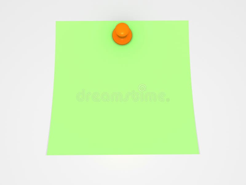 Post-it vert image stock. Image du rappel, toujours, poteau - 12507661