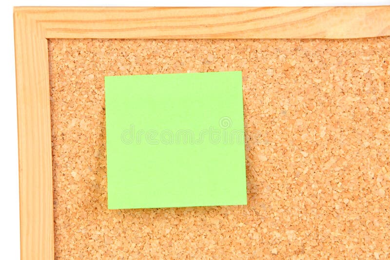 Note De Post-it Verte Avec La Main Sur Le Fond Noir Photo stock - Image ...