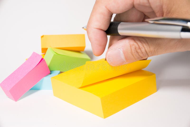 Post-it stock photo. Image of stationery, message, notepaper - 69929136