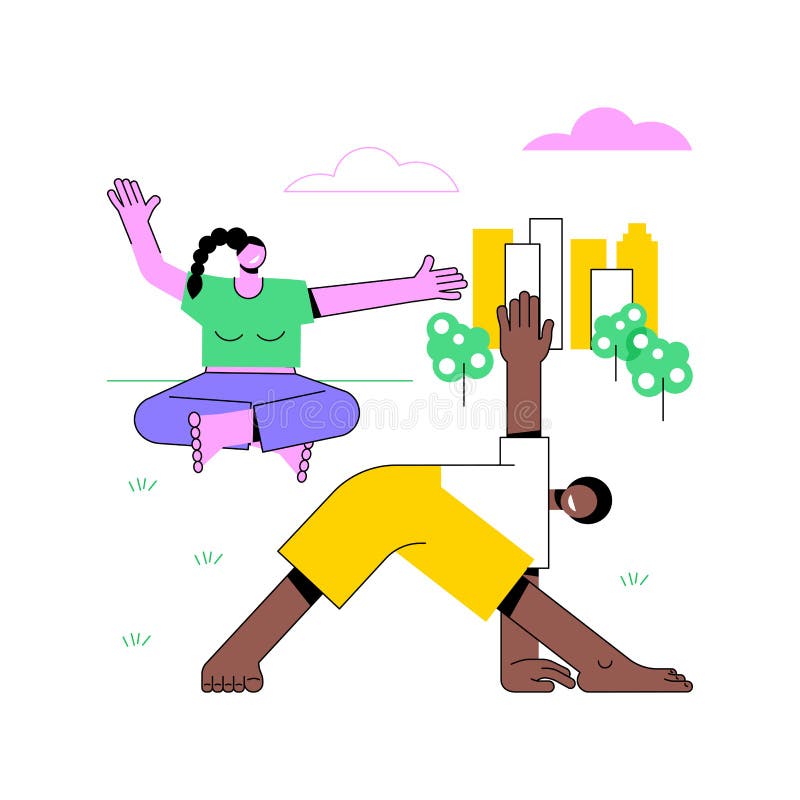 Stretching Isolated Cartoon Vector Illustration. Stock Vector ...