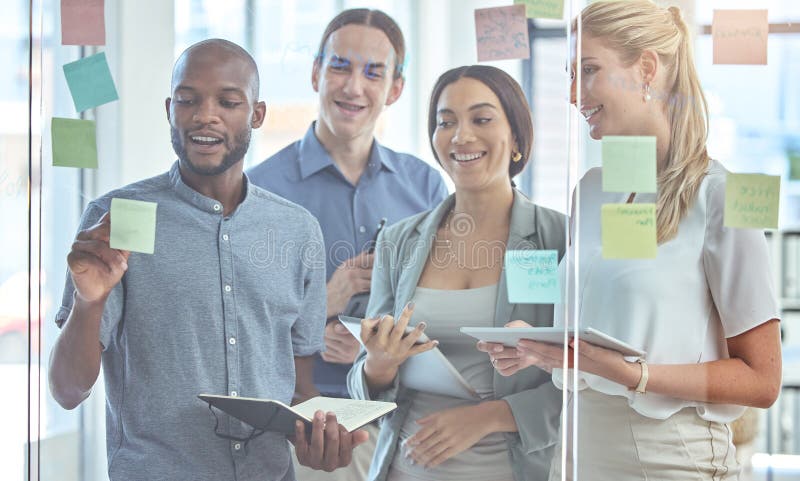 Post it, Writing or Teamwork Vision for Target Audience Strategy in ...