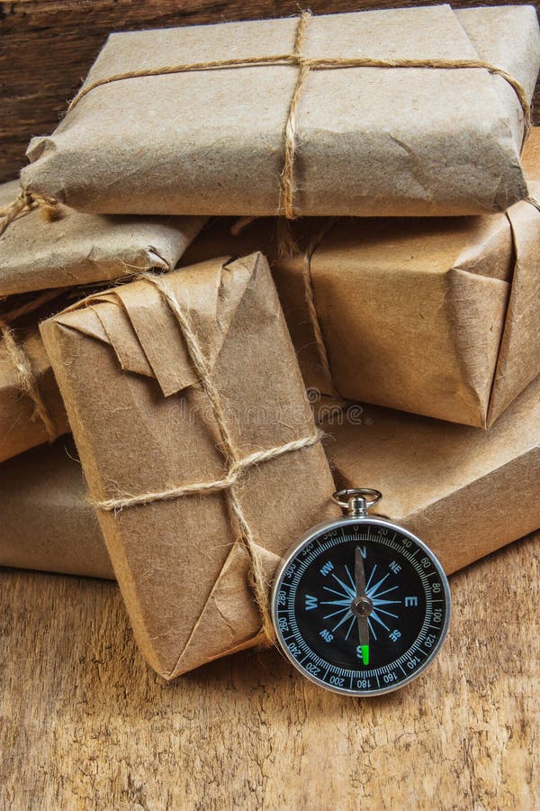 Postage on the Background of an Old Board Stock Image - Image of office ...