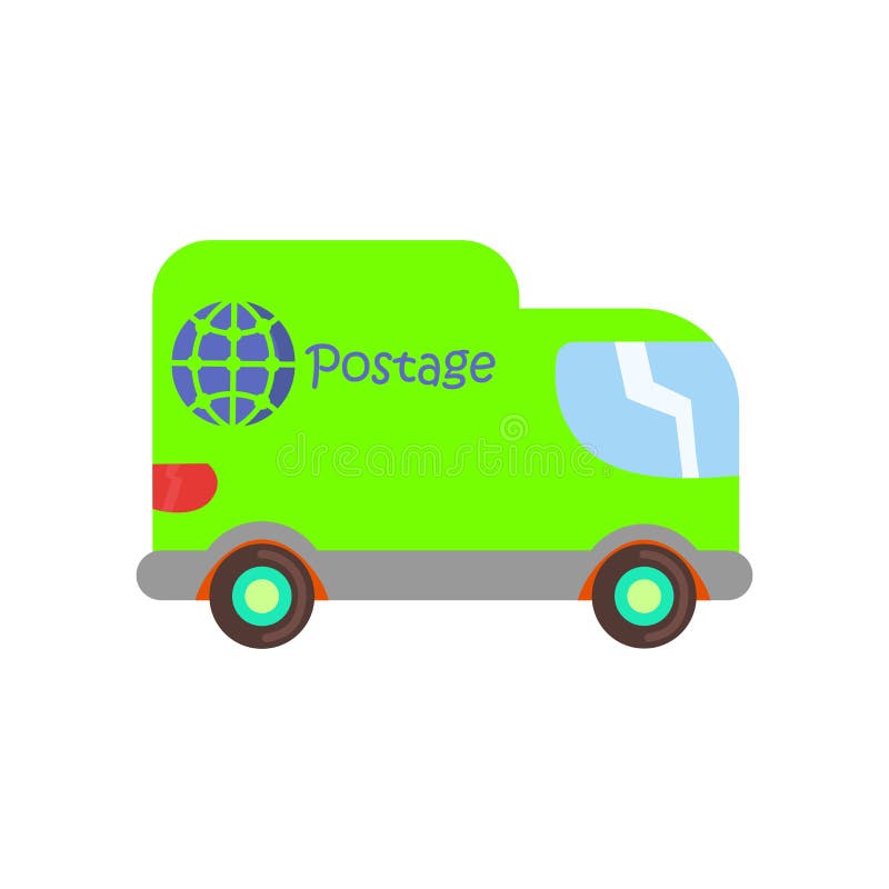 Postage Icon Vector Sign and Symbol Isolated on White Background ...