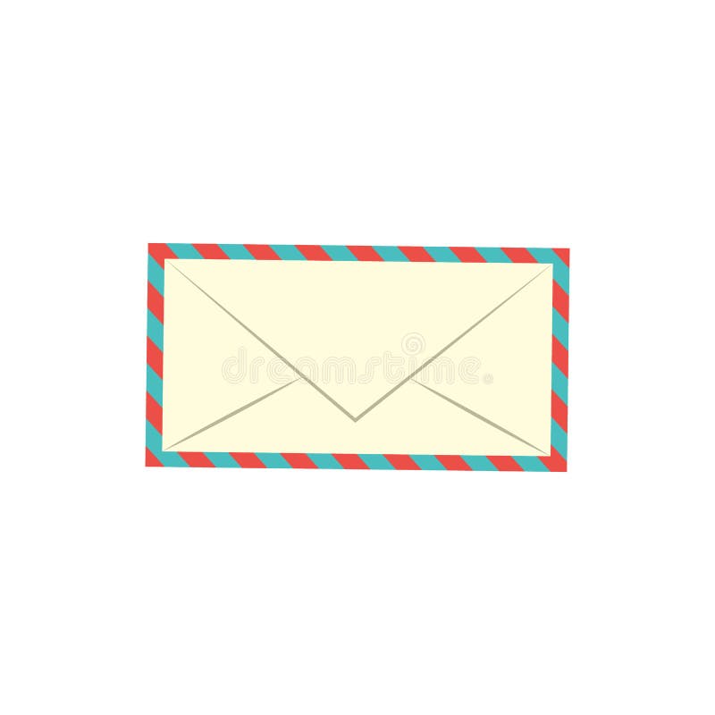 Air Mail Envelope Border Stock Illustrations – 311 Air Mail Envelope ...