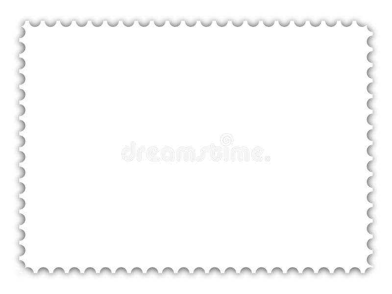 Postage Stamp Outline [vector] Stock Vector - Illustration of legal ...