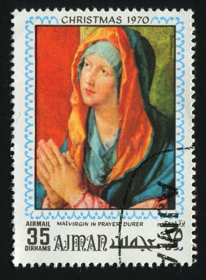 Postage stamp editorial stock photo. Image of marian - 86094113